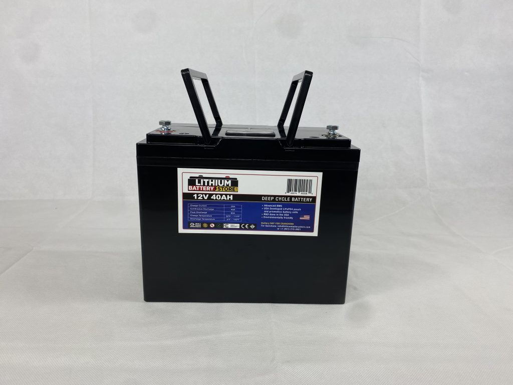 12V 40AH LBS Deep Cycle Battery | Lithium Battery Store