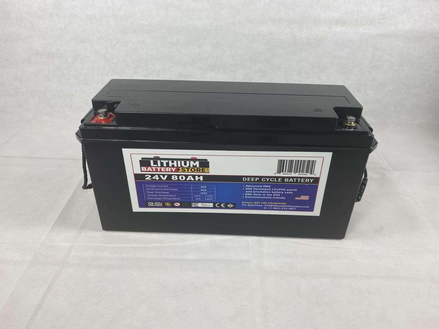 24V 80AH Lithium | Lithium Marine Battery | Trolling Motor Battery