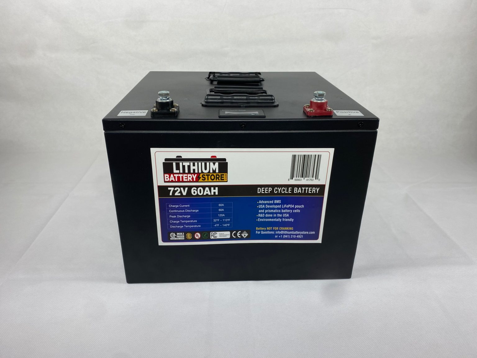 72V 60AH Deep Cycle | 72V Lithium Battery | 72V Golf Cart Battery